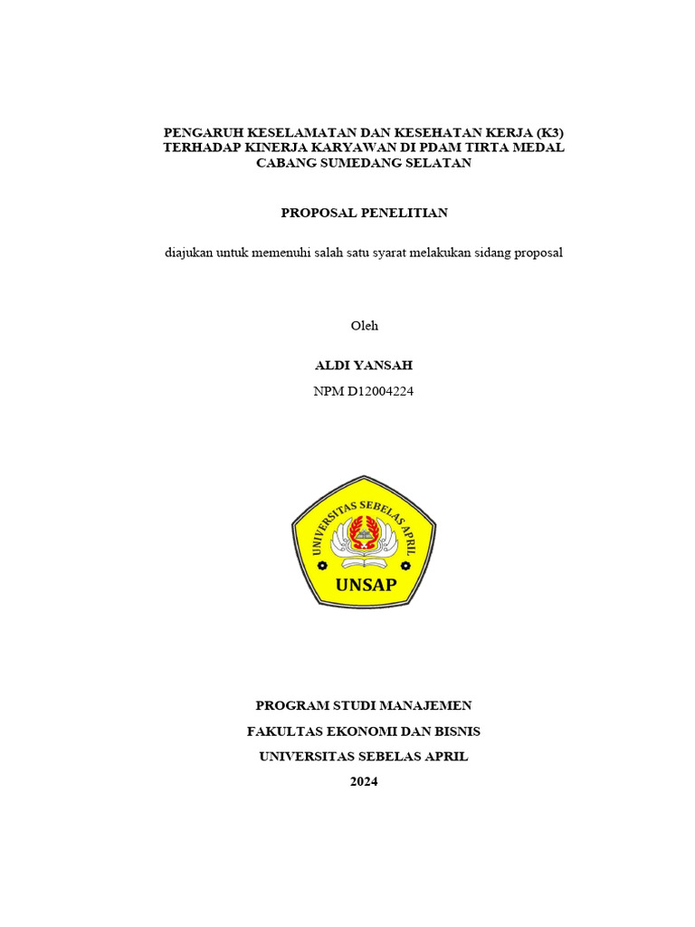 Aldi - New Revisi Sempro | PDF