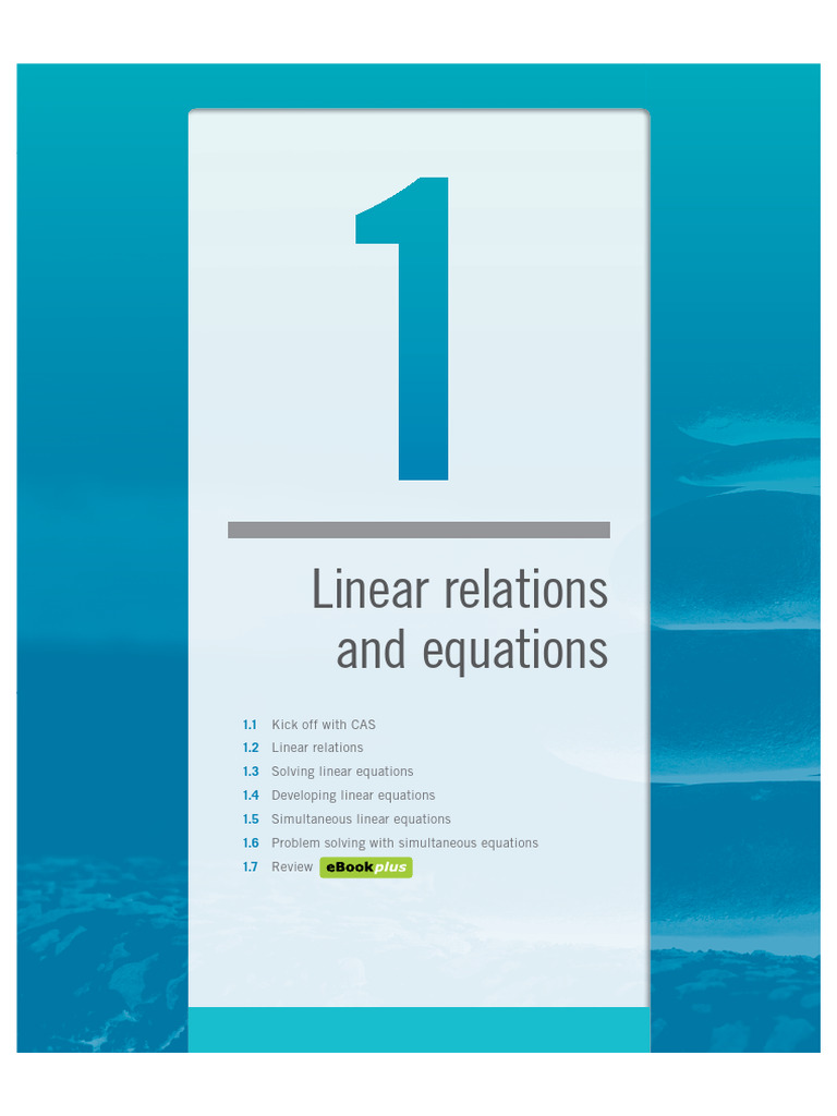 mq11 GM c01 and c10 Pcs | PDF | Equations | System Of Linear Equations