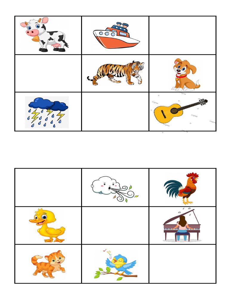 Bingo de Sonidos - 103910 | PDF