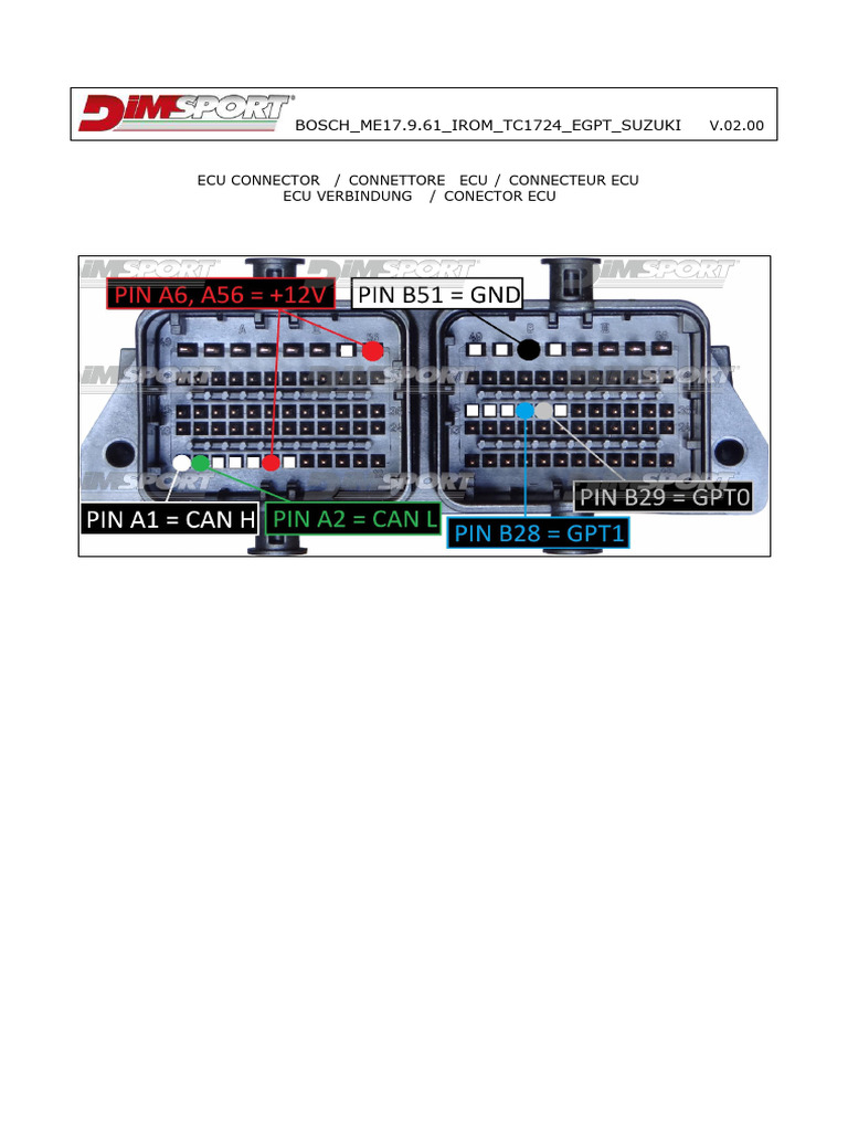 Bosch Me17.9.61 Irom Tc1724 Suzuki | PDF