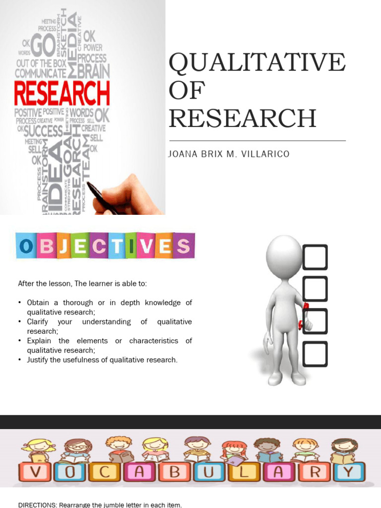 Lesson 3 QUALITATIVE-RESEARCH | PDF | Qualitative Research | Methodology