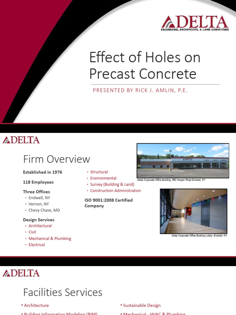 Pre-Cast Effect of Holes On Precast Concrete 033015 | PDF | Precast ...