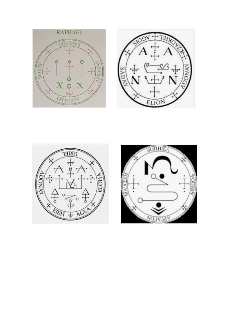 Sellos Arcangeles | PDF