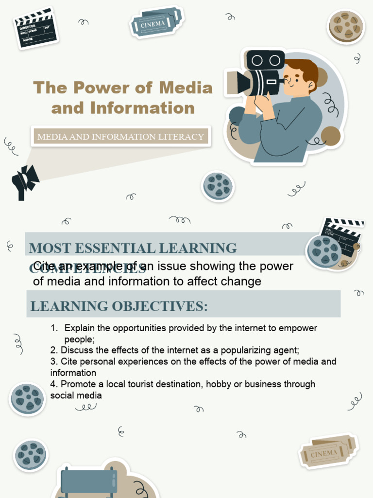 The Power of Media and Information | PDF | Journalism | Communication