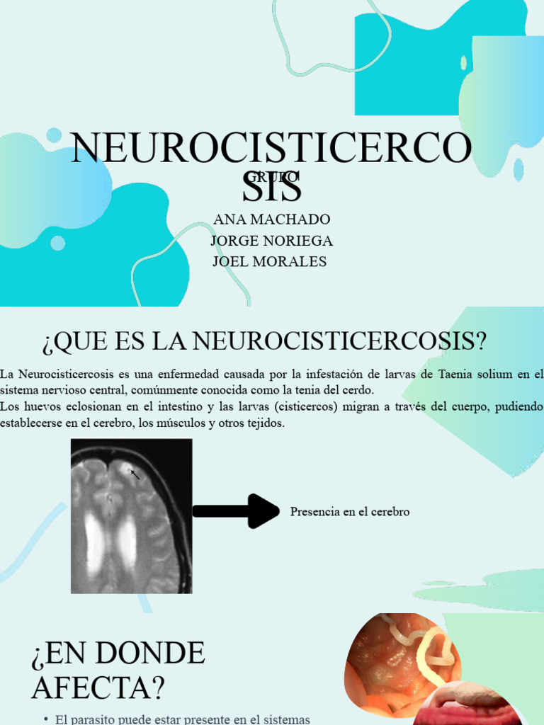 NEUROCISTICERCOSIS | PDF | Enfermedades y trastornos | Medicina CLINICA