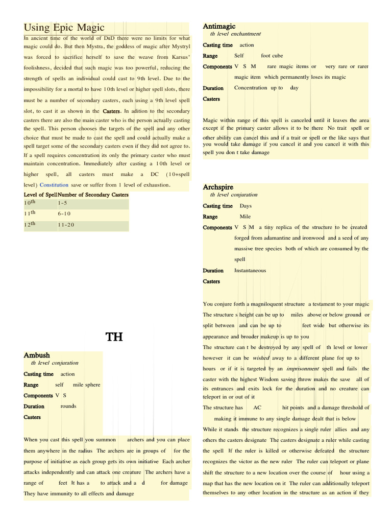 Using Epic Magic | PDF