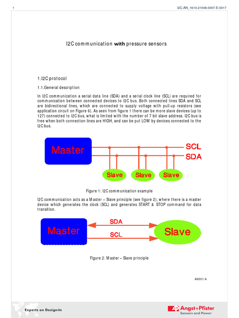 I2C Communication With Pressure Sensors | PDF | Computer Engineering | Electrical Engineering