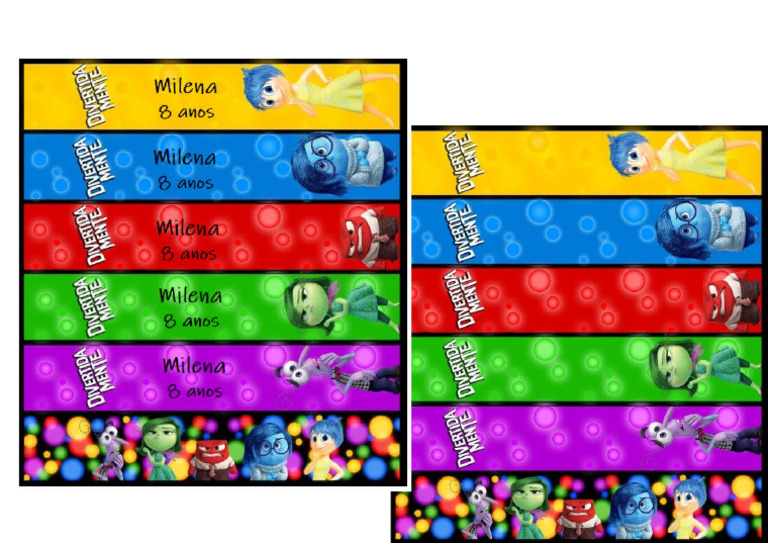 Adesivo de Lápis Divertidamente | PDF