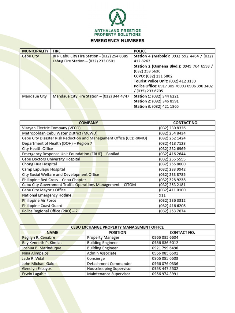 CBX Safety & Security Manualv2 - Shai | PDF | Emergency Management ...