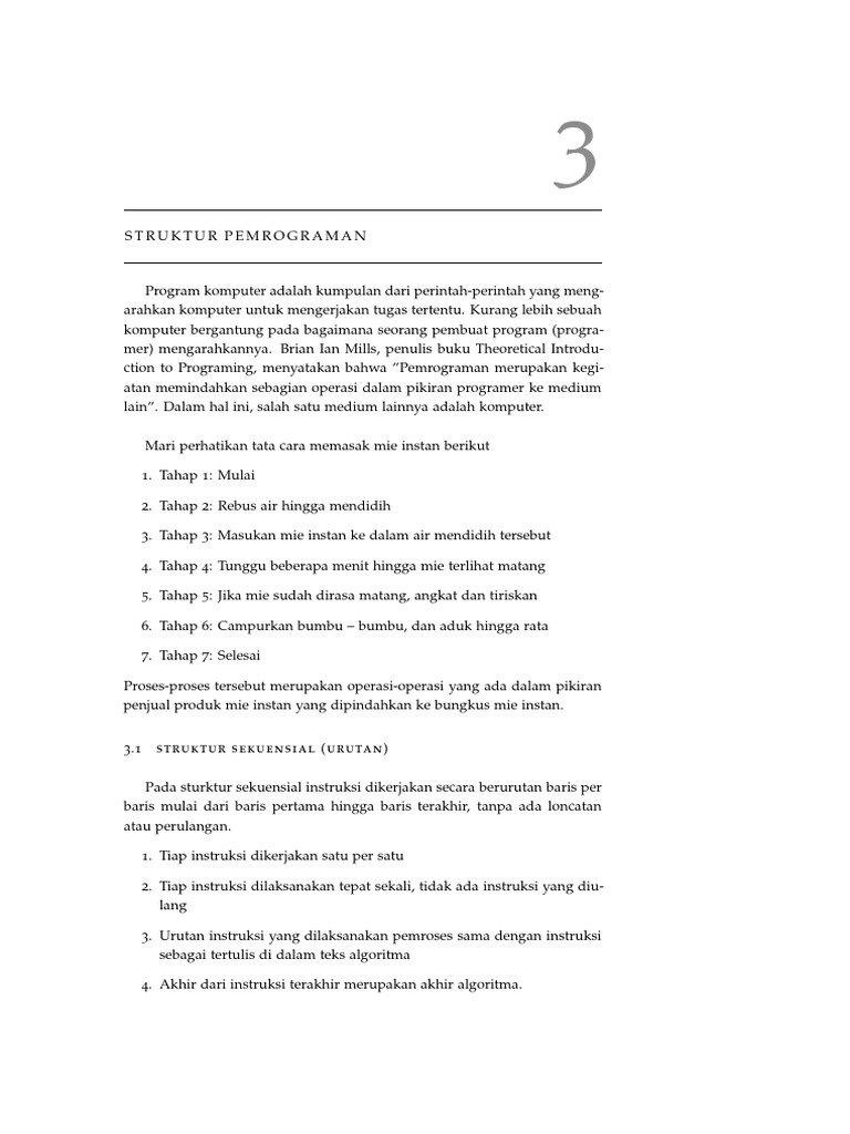Modul 3 Dasar-Dasar Pemrograman | PDF