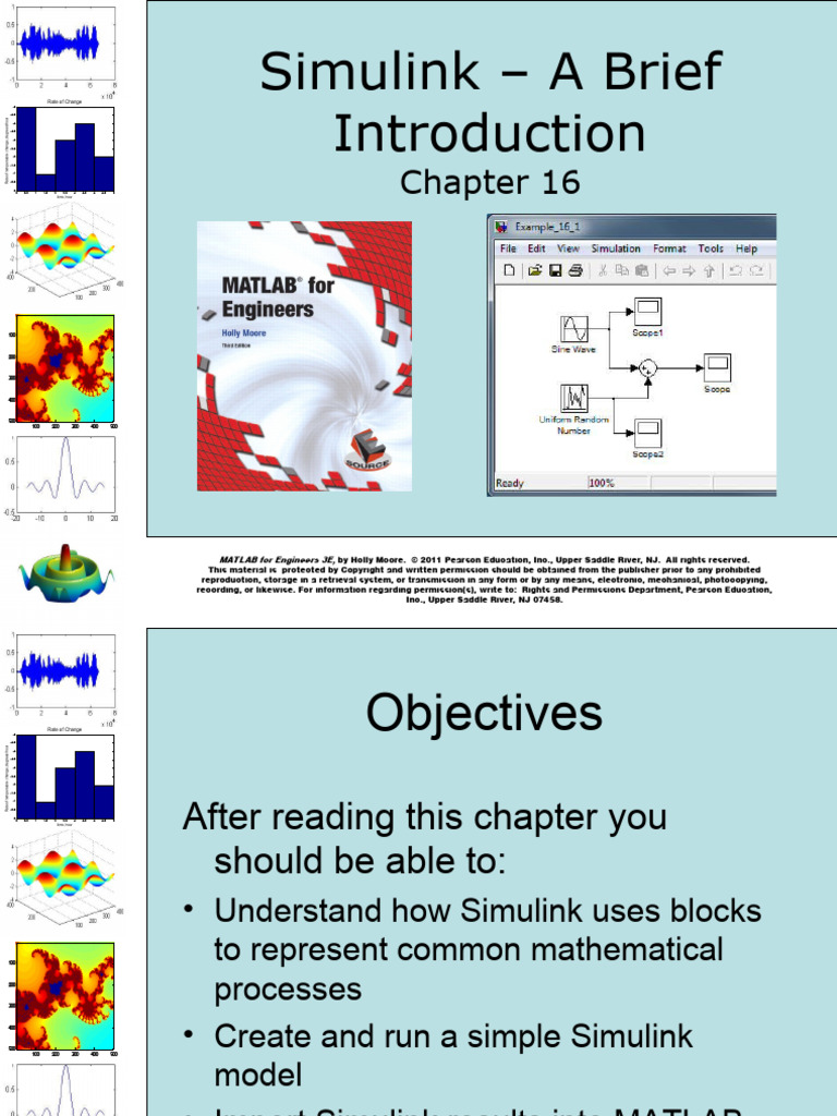 EMM3126 Lecture W11 Simulink | PDF | All Rights Reserved | Copyright