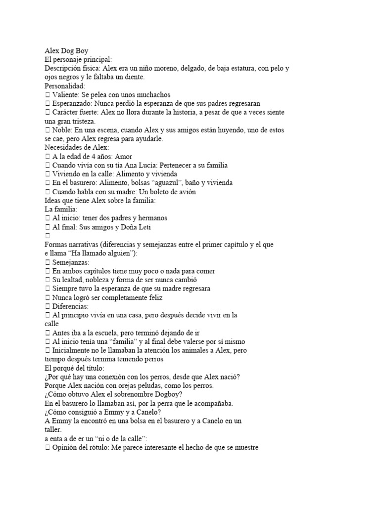 Alex Dog Boy | PDF | Pandilla