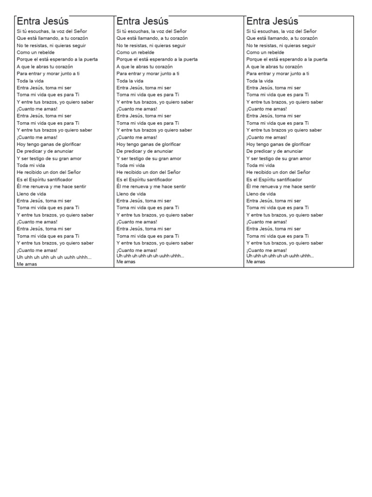 Entra Jesus | PDF | Estudios de idiomas extranjeros