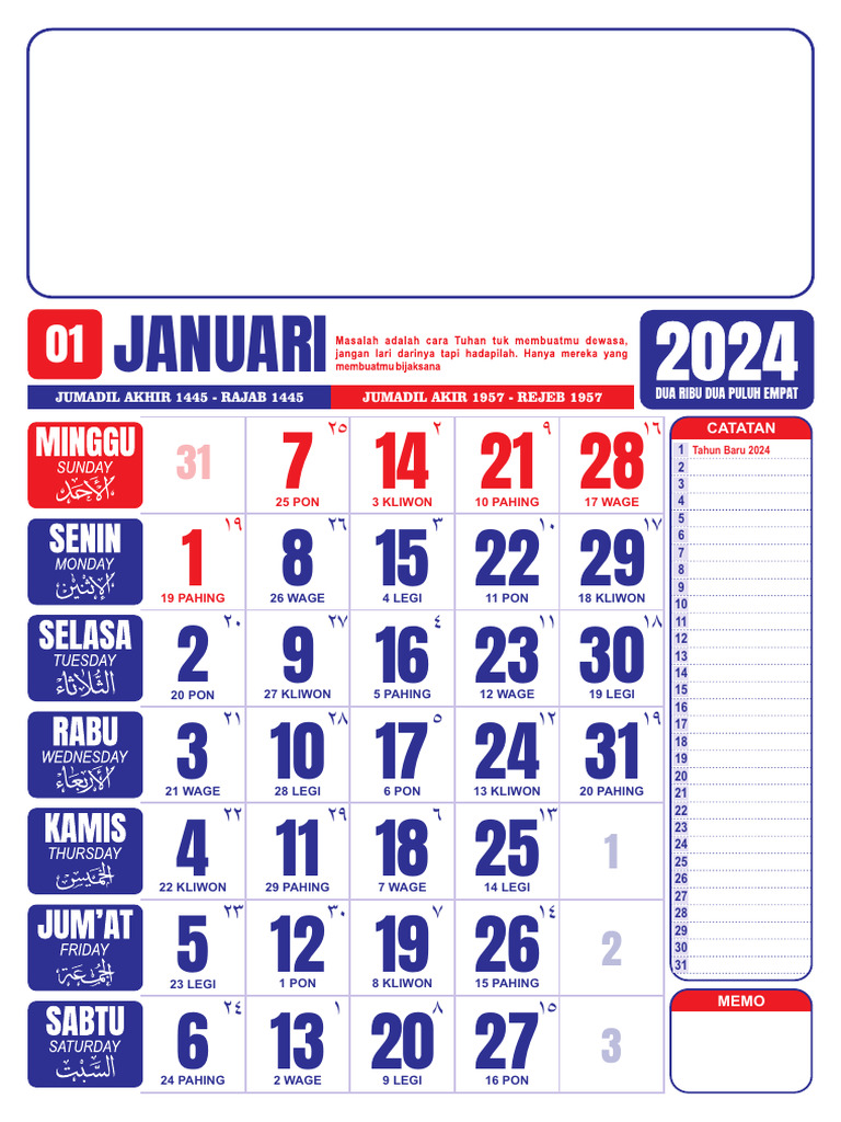 KALENDER 2024 PDF - TUTORiduan | PDF