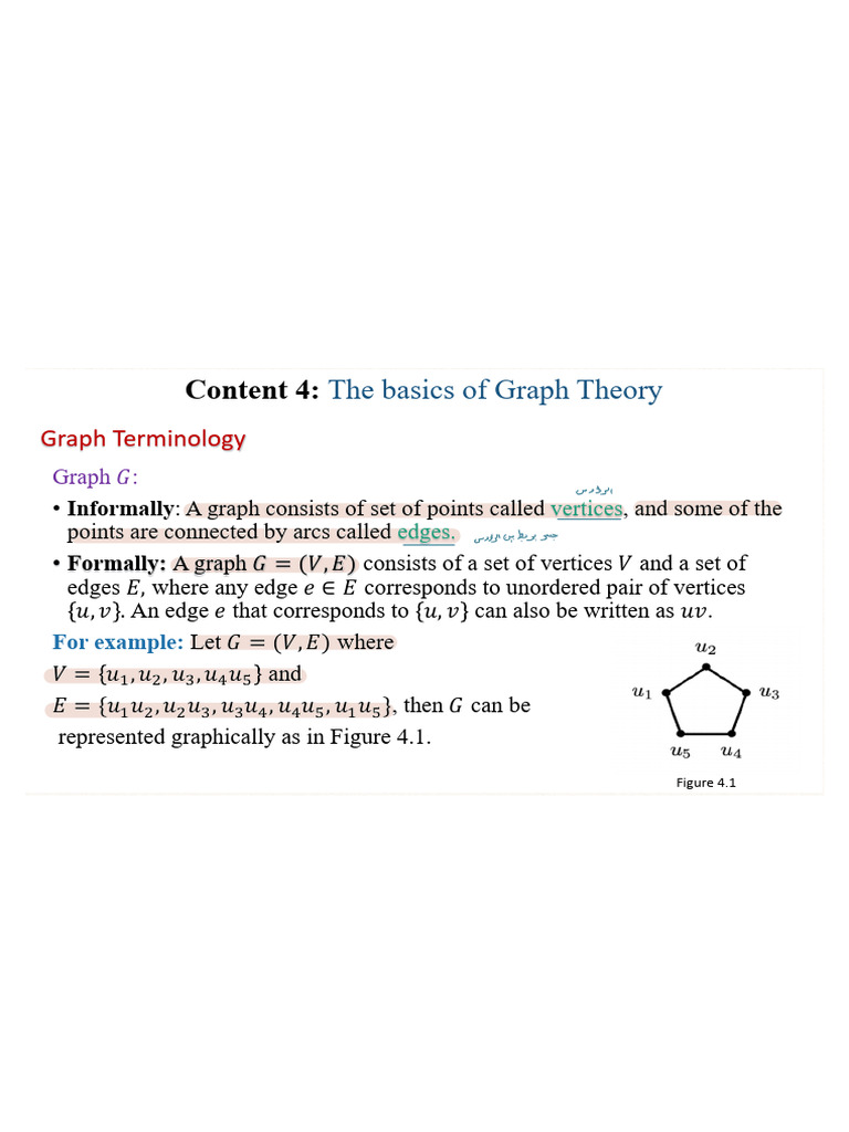 رياضيات متقطعة | PDF | Vertex (Graph Theory) | Graph Theory