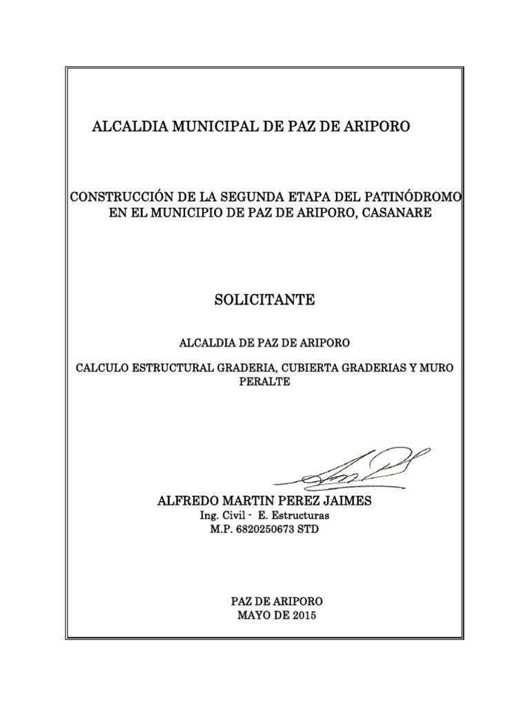 Cálculo Estructural Graderías y Cubierta | PDF | Ingeniería estructural | Ingeniero civil