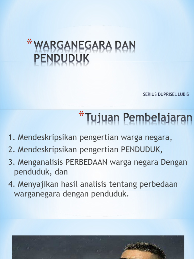 Perbedaan Warga Negara dan Penduduk | PDF | Ilmu Sosial | Hukum