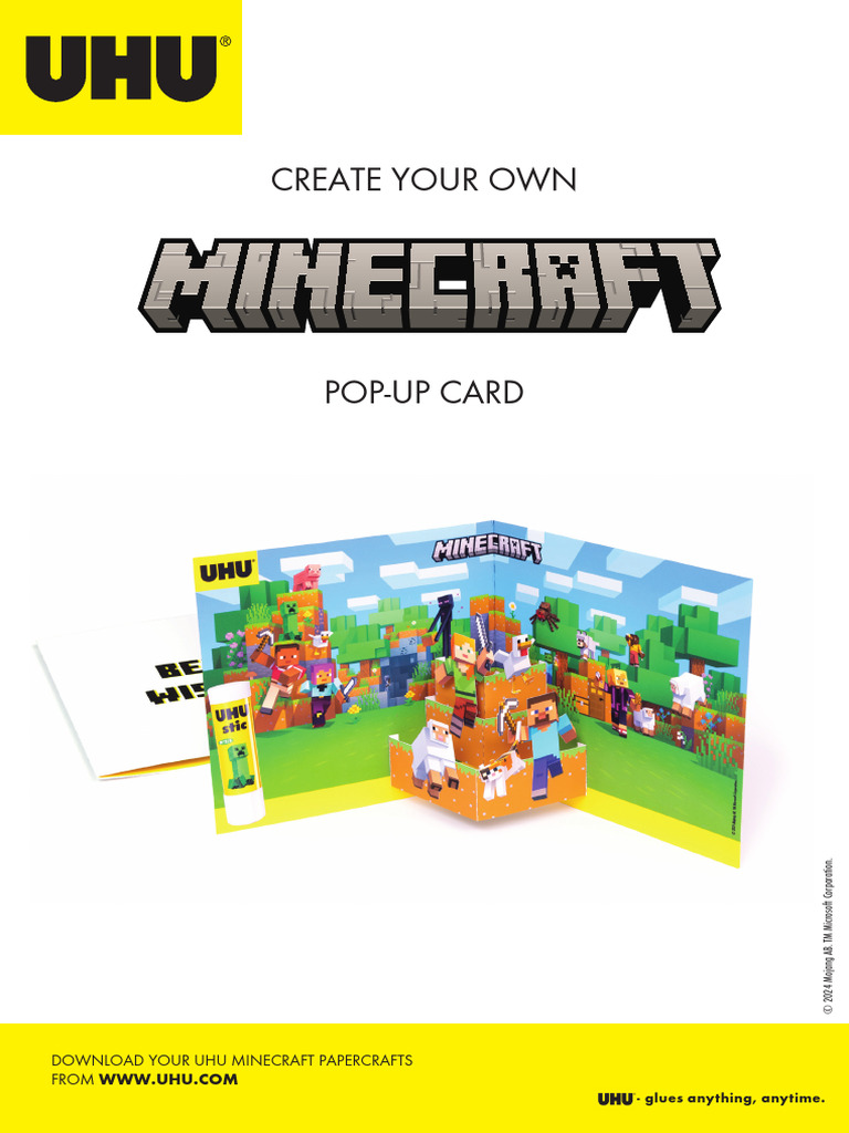 UHU BTS24 PAPERCRAFT PopUpCard V1 A4 240606 | PDF | Video Game ...