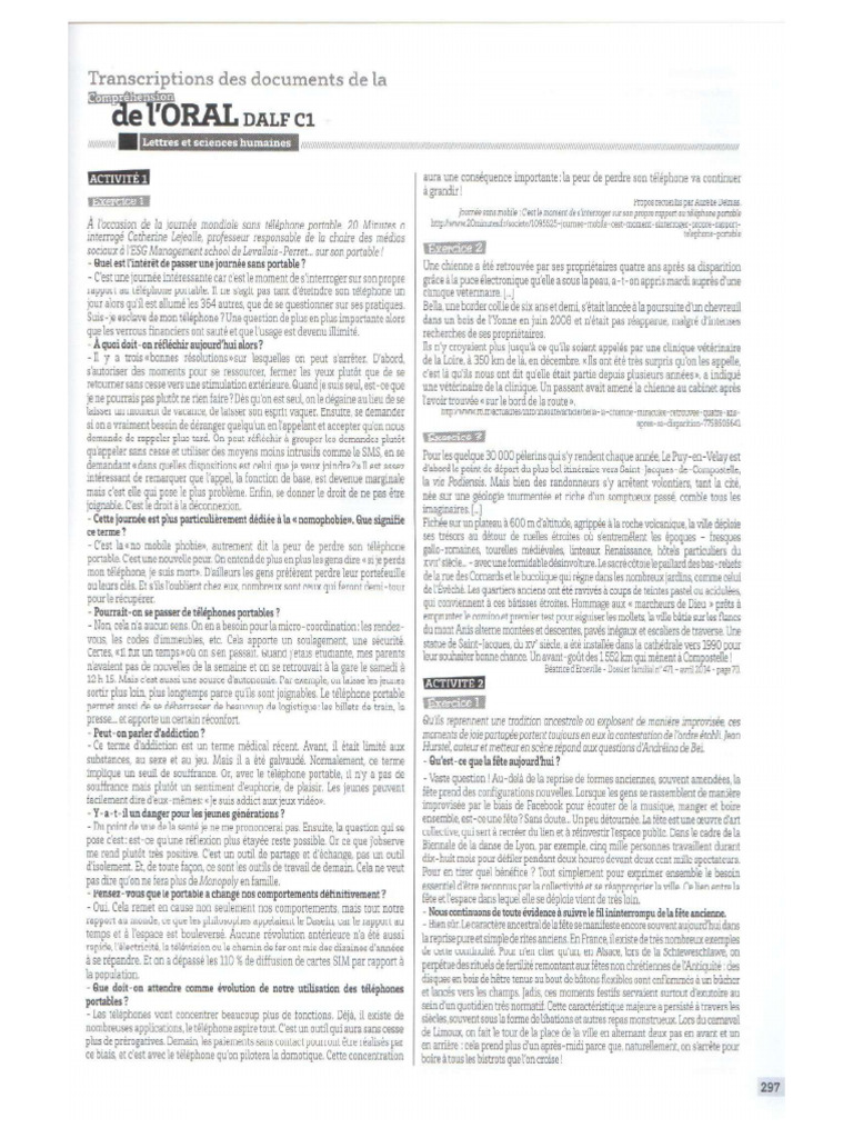 ABC DALF - C1 - Transcription | PDF