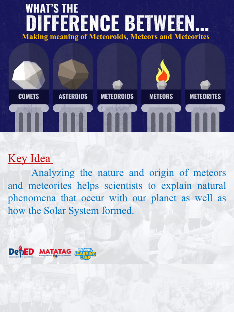 NLC Science 8 Enhancement Lesson 8 | PDF | Meteoroid | Meteorite