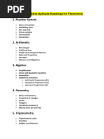 Essential Aptitude Test Formulas | PDF