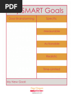 2025 Goal Setting Worksheet | PDF