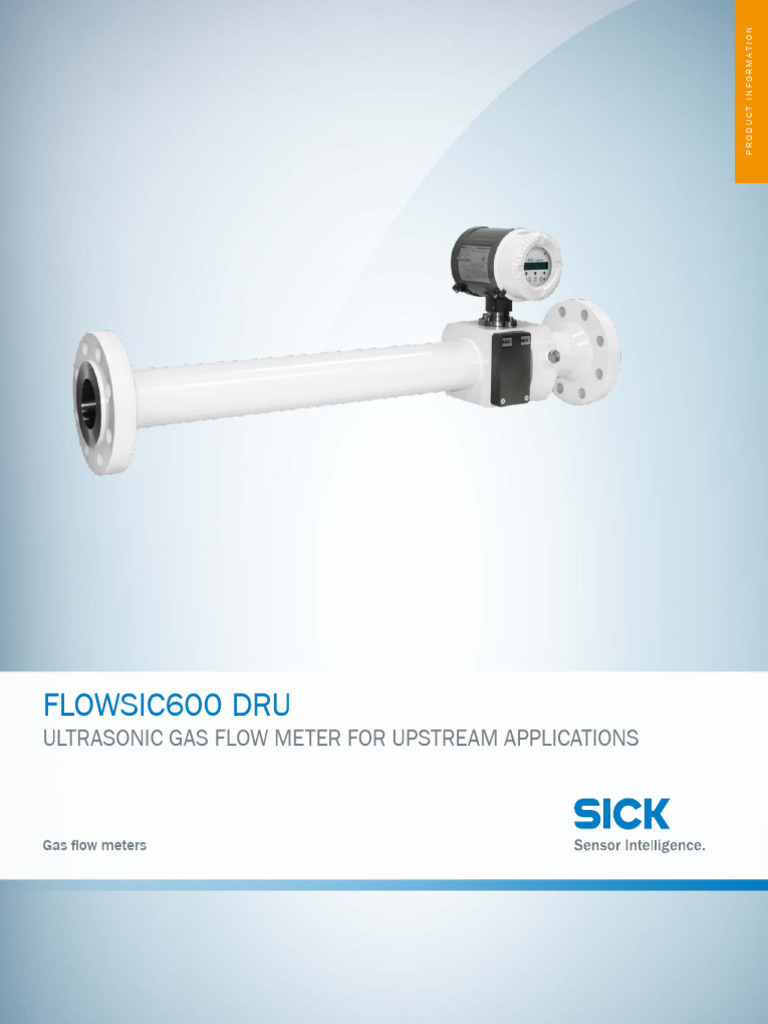 Product Information FLOWSIC600 DRU Gas Flow Meters en | PDF ...