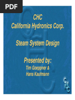 Steam Pressure vs Temperature Chart | PDF | Pressure | Gases