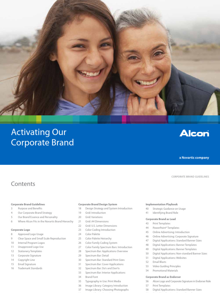 Alcon Brand Guide (61p) | PDF | Brand | Logos