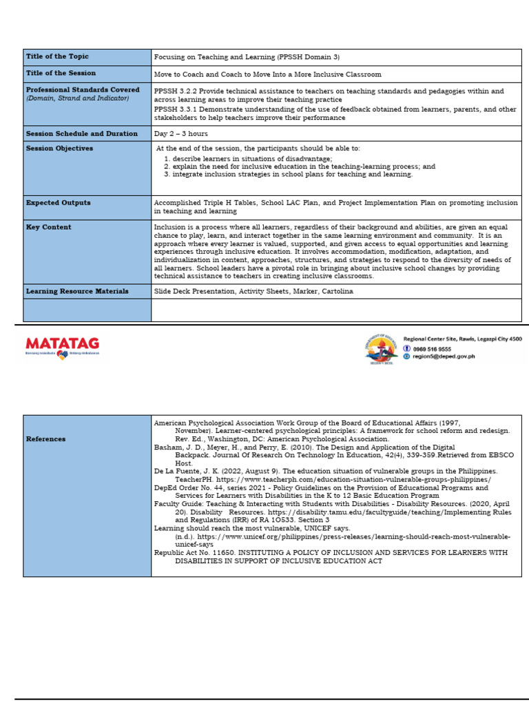 INSETDay2 - Topic1 - Count Me in | PDF | Mental Disorder | Inclusion ...