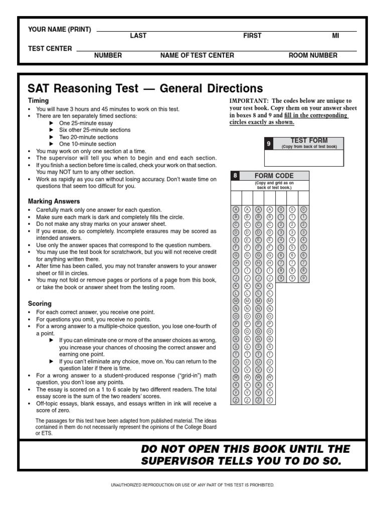 Test 6 | PDF | Multiple Choice | Standardized Tests
