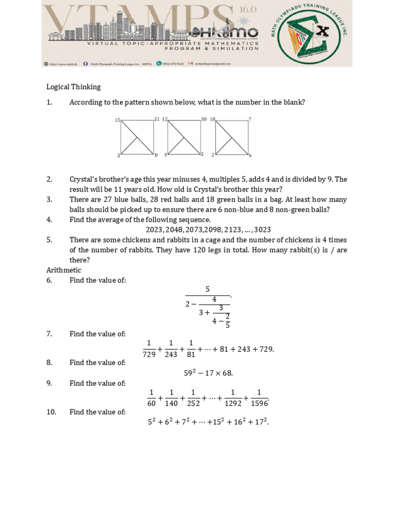 VTAMPS 16 P6 Set 1 Solution Manual | PDF | Volume | Length