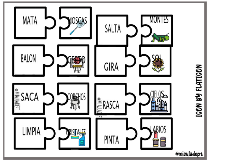 Rompecabezas Palabras Compuestas | PDF