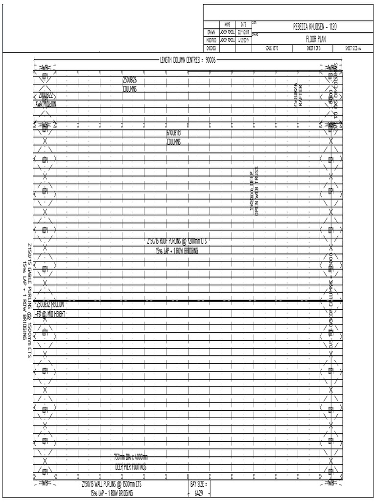 A4 Floor Plan and Elevation Drawings | PDF | Structural Engineering ...