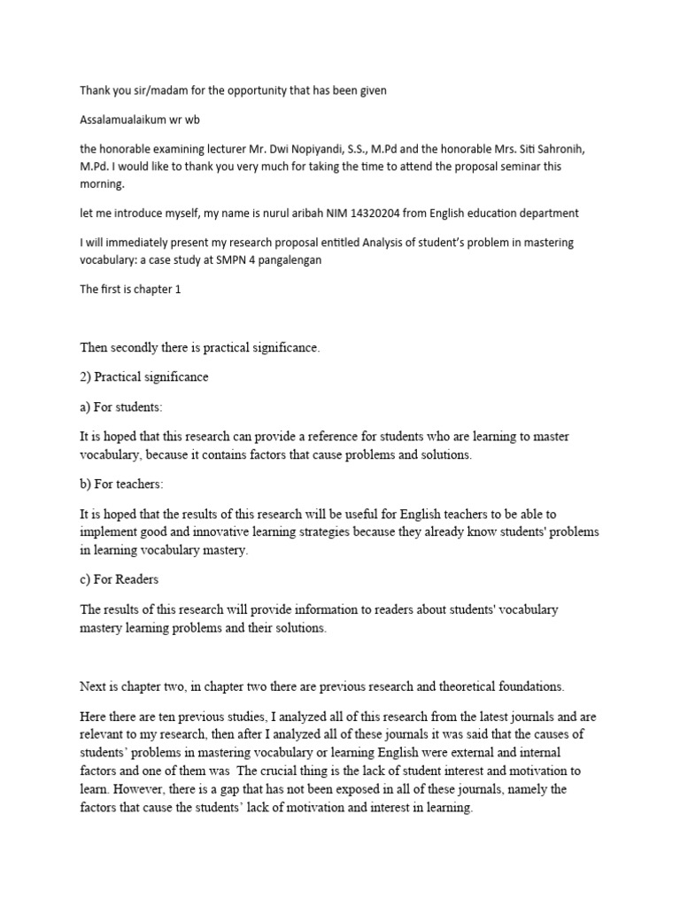 Bahan Presentasi Sempro | PDF | Data | Science