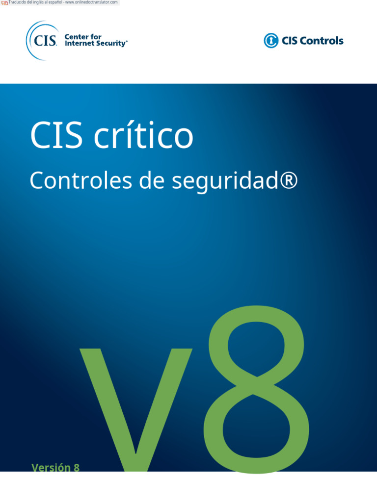 01 - Guía CIS Controls v8 V21.10.en - Es | PDF | Red de computadoras ...