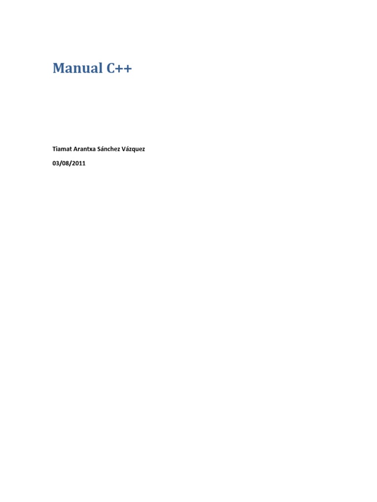 Manual C | PDF | Herencia (Programación Orientada a Objetos) | C
