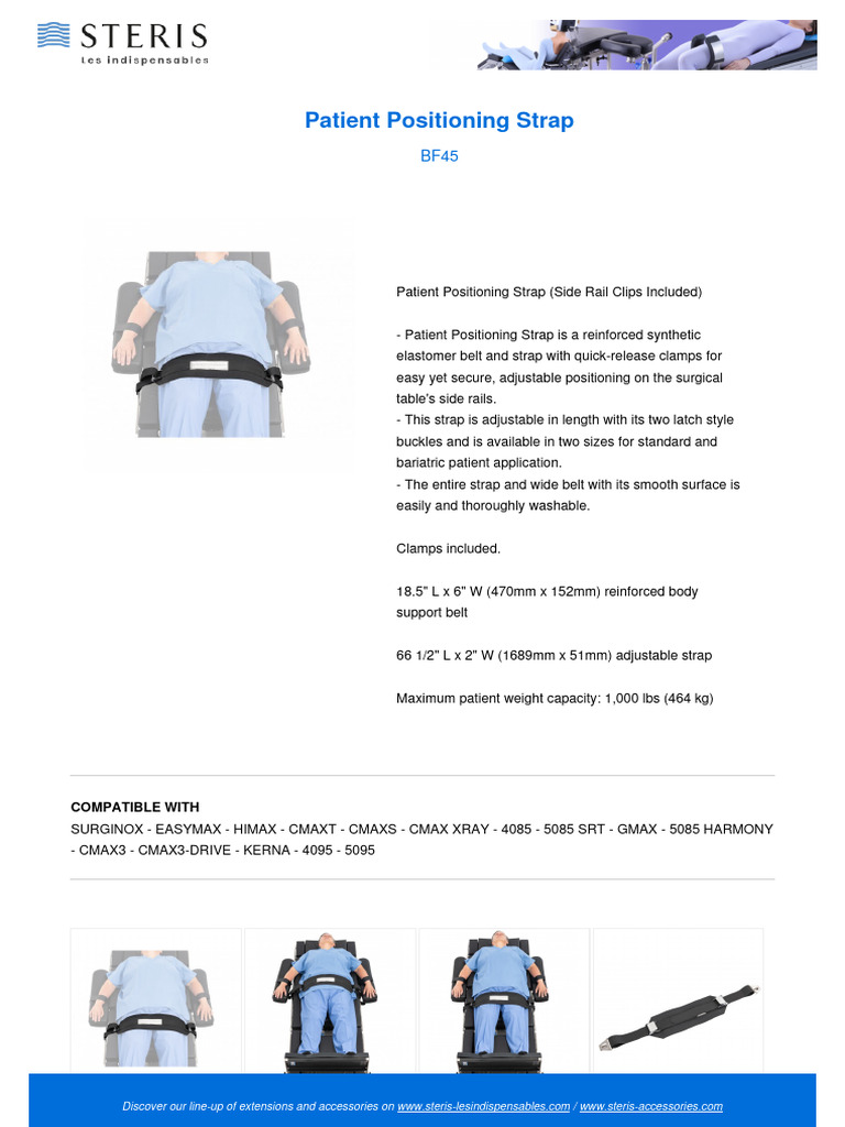 BF45 - Patient Positioning Strap | PDF