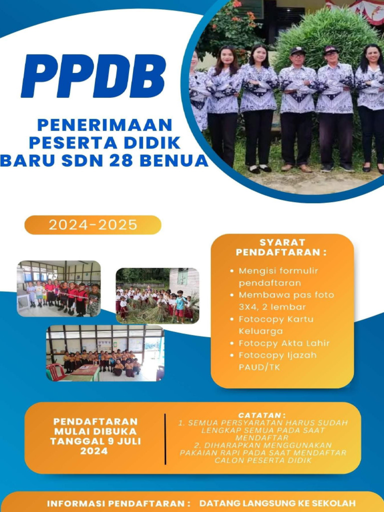 Baliho PPDB Tp. 2024+2025 | PDF
