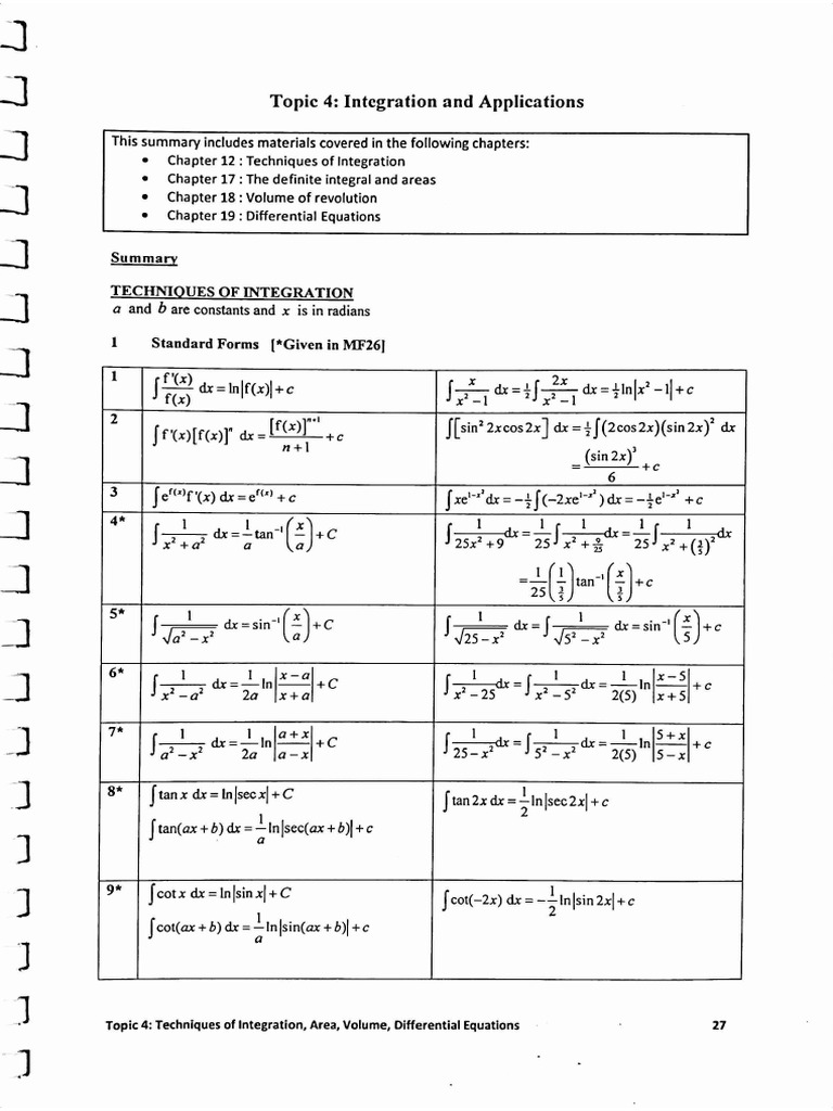 VJC Integration Techniques Summary | PDF