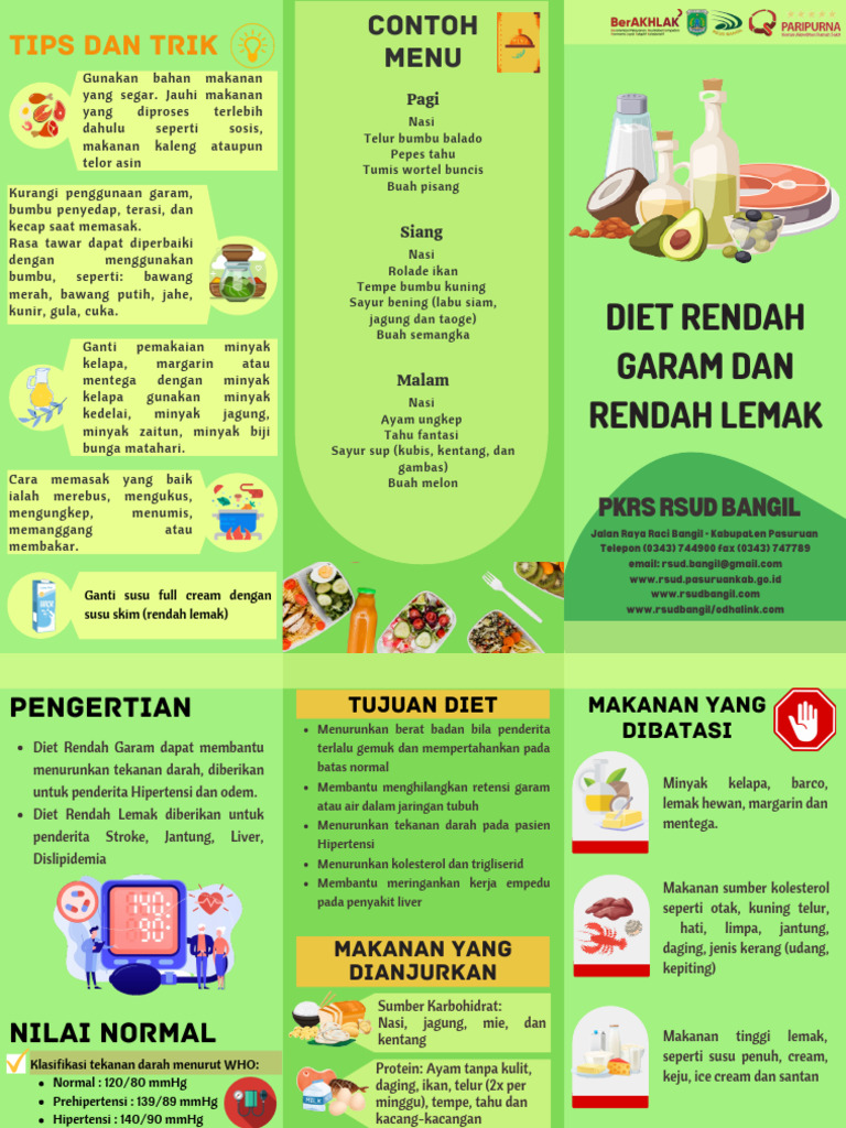 Leaflet Diet RGRL | PDF
