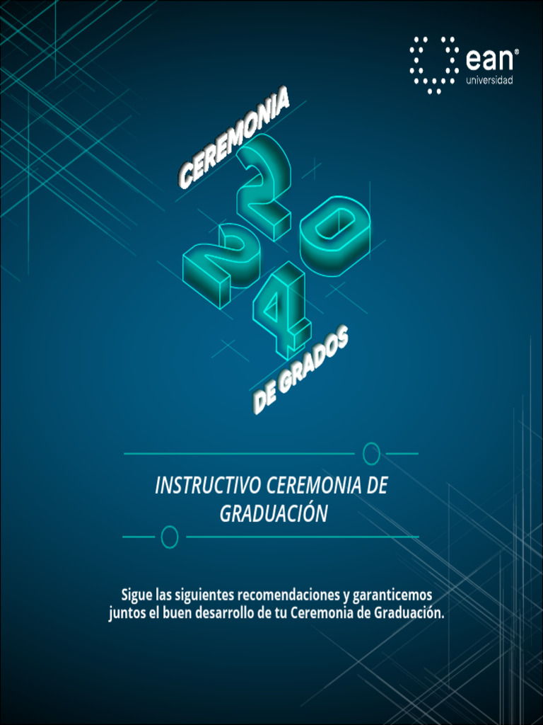Instructivo para Ceremonia de Graduación EAN | PDF