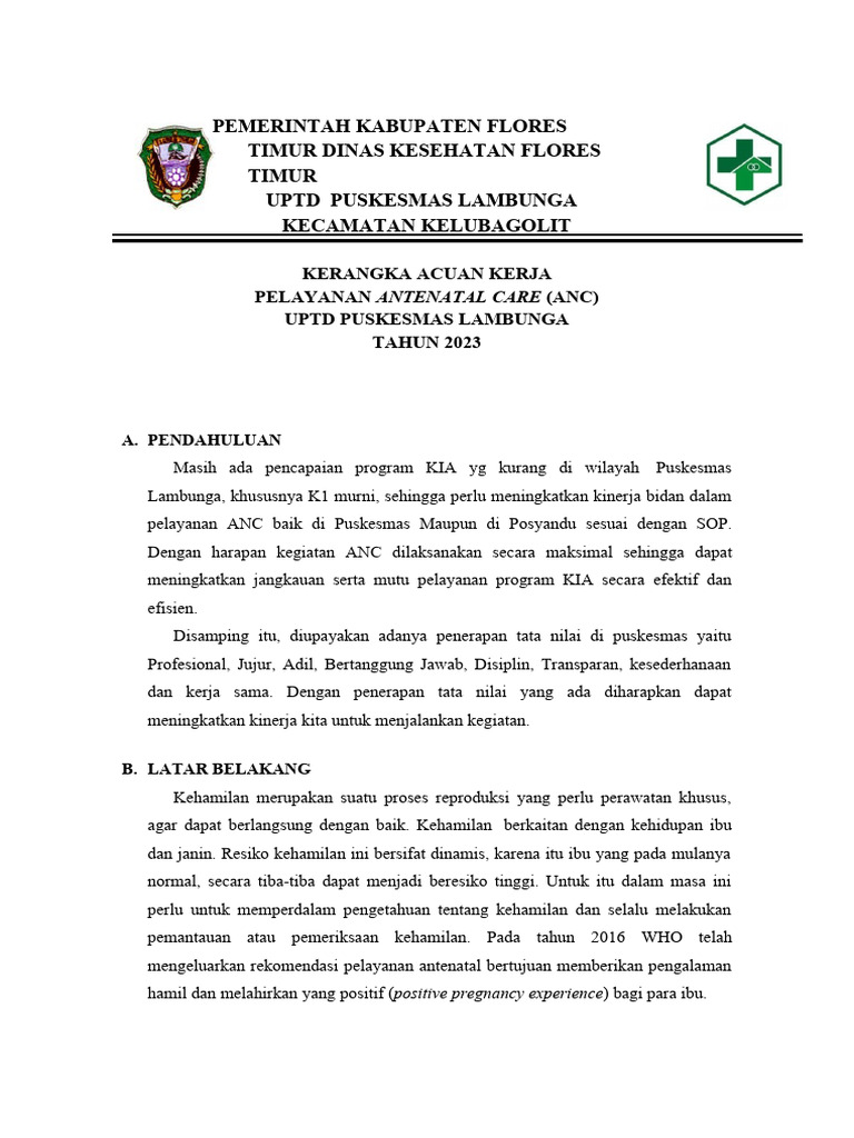 Kak Anc New | PDF | Kesehatan Holistik
