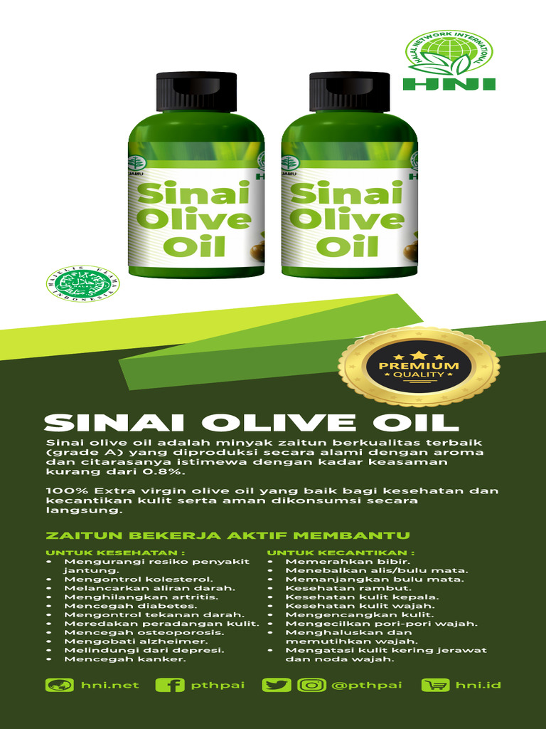 X Banner 2022 Produk Sinai Olive Oil | PDF