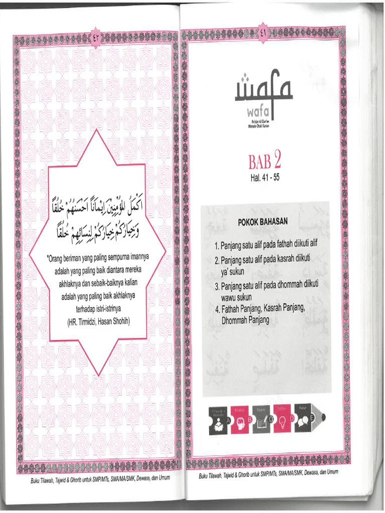 Bab 2 buku Tajwid Wafa | PDF