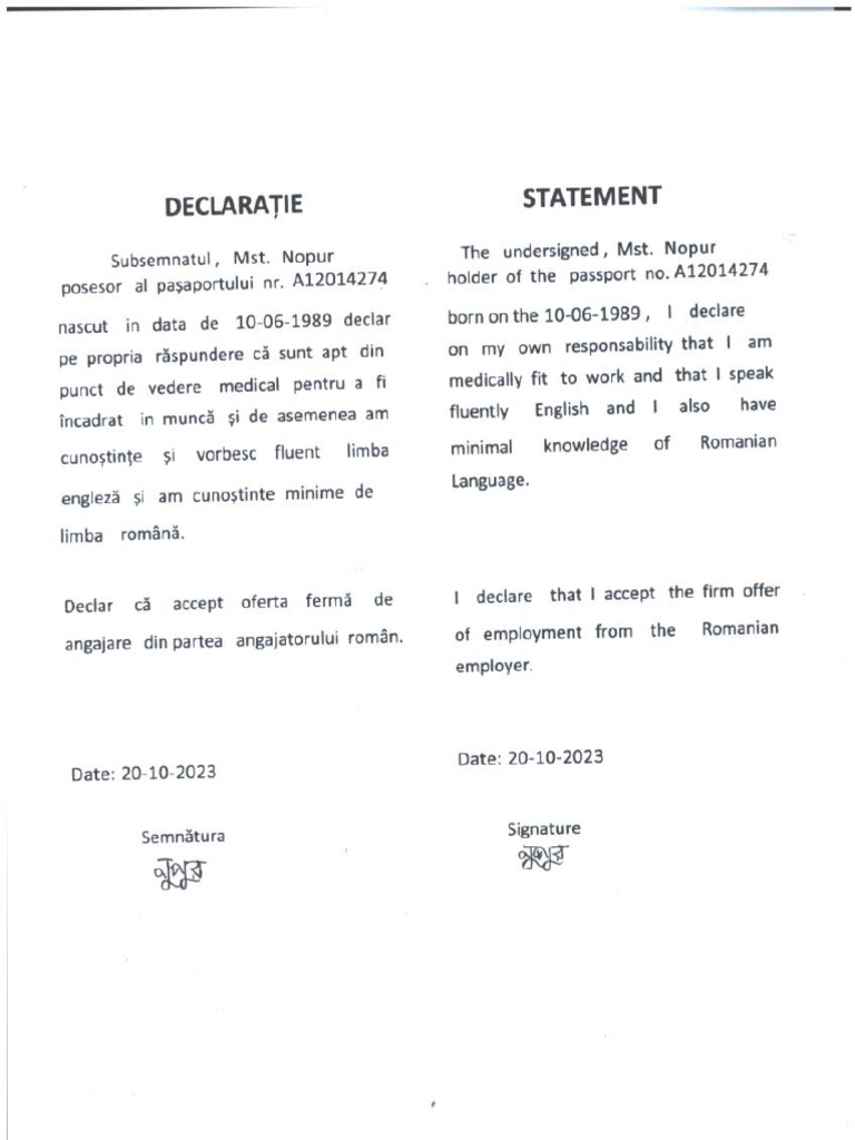 Decla - MST Nopur | PDF