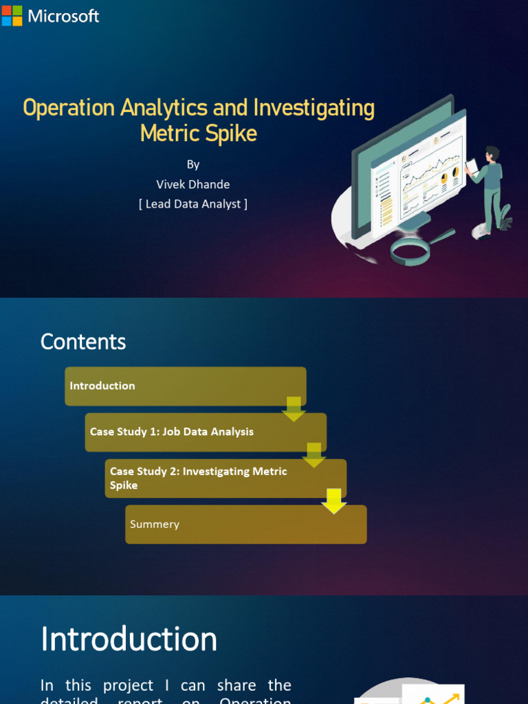 Operation Analytics and Investigating Metric Spike Project3 Vivek ...