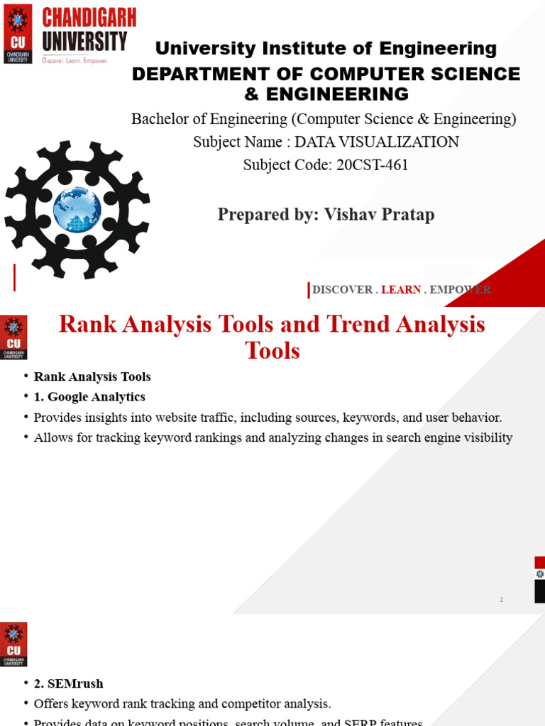 Rank Analysis Tools | PDF | Search Engine Optimization | Analytics