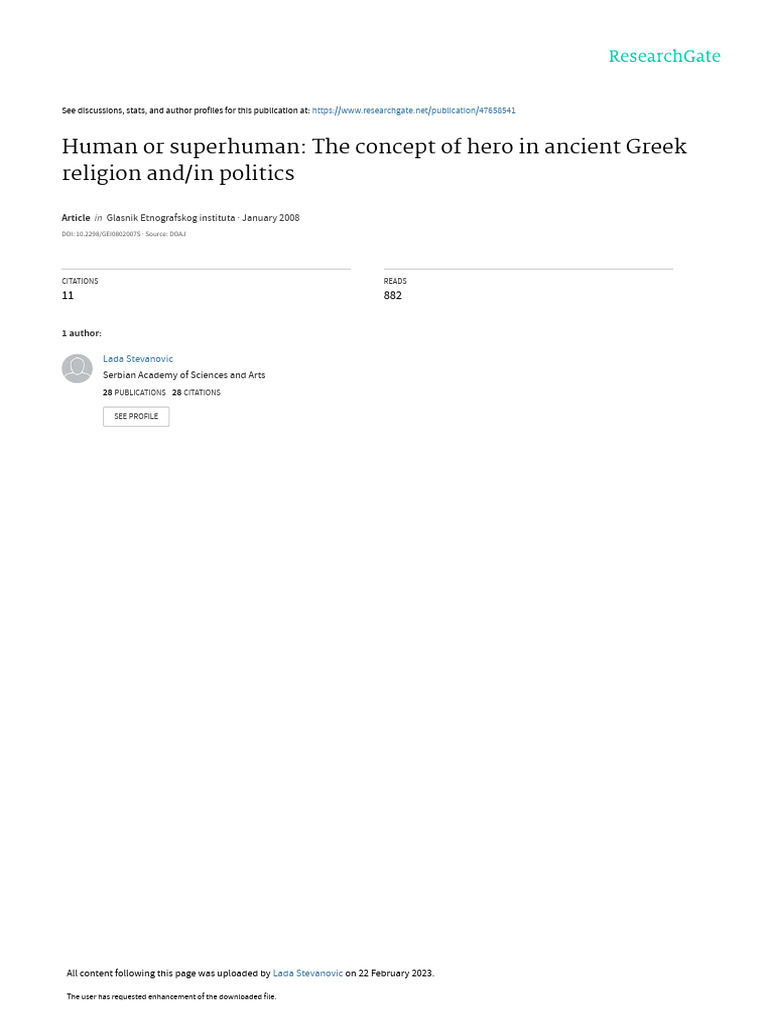 Humanor Superhuman | PDF