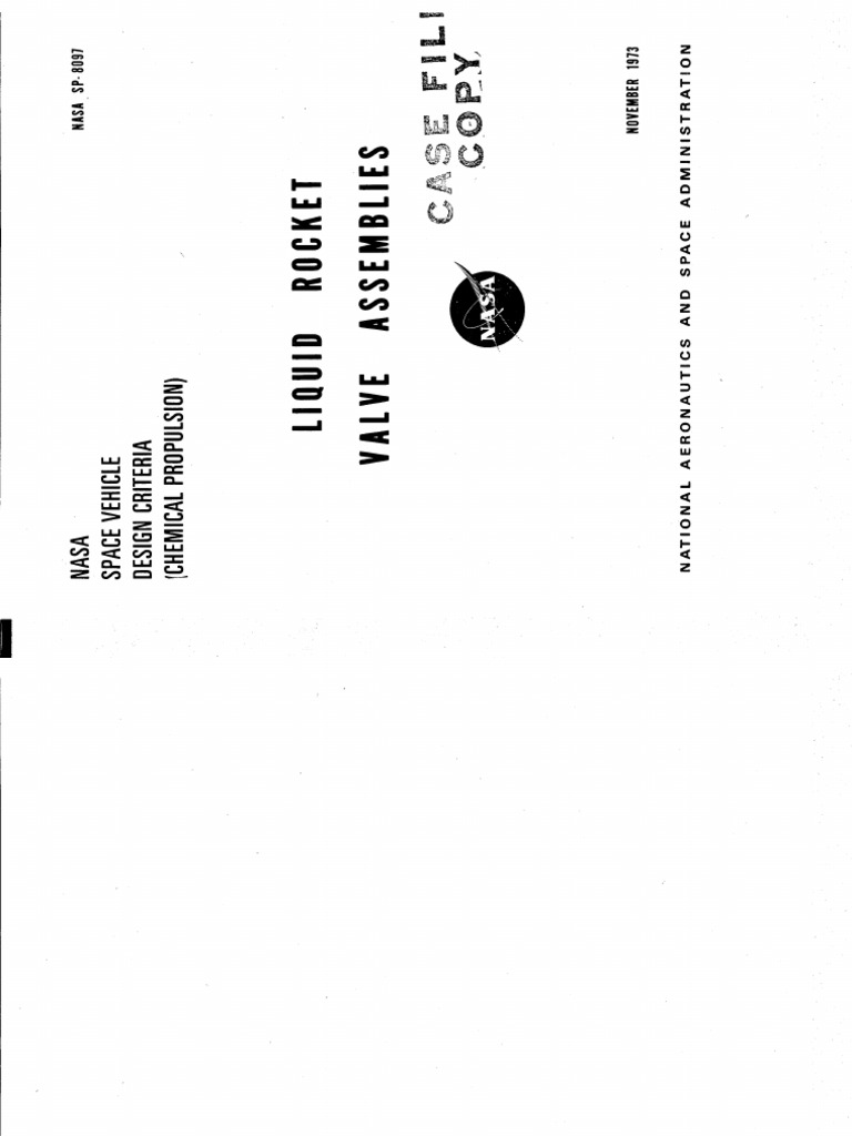 4-Liquid Rocket Valve Assemblies | PDF | Flight | Rocketry